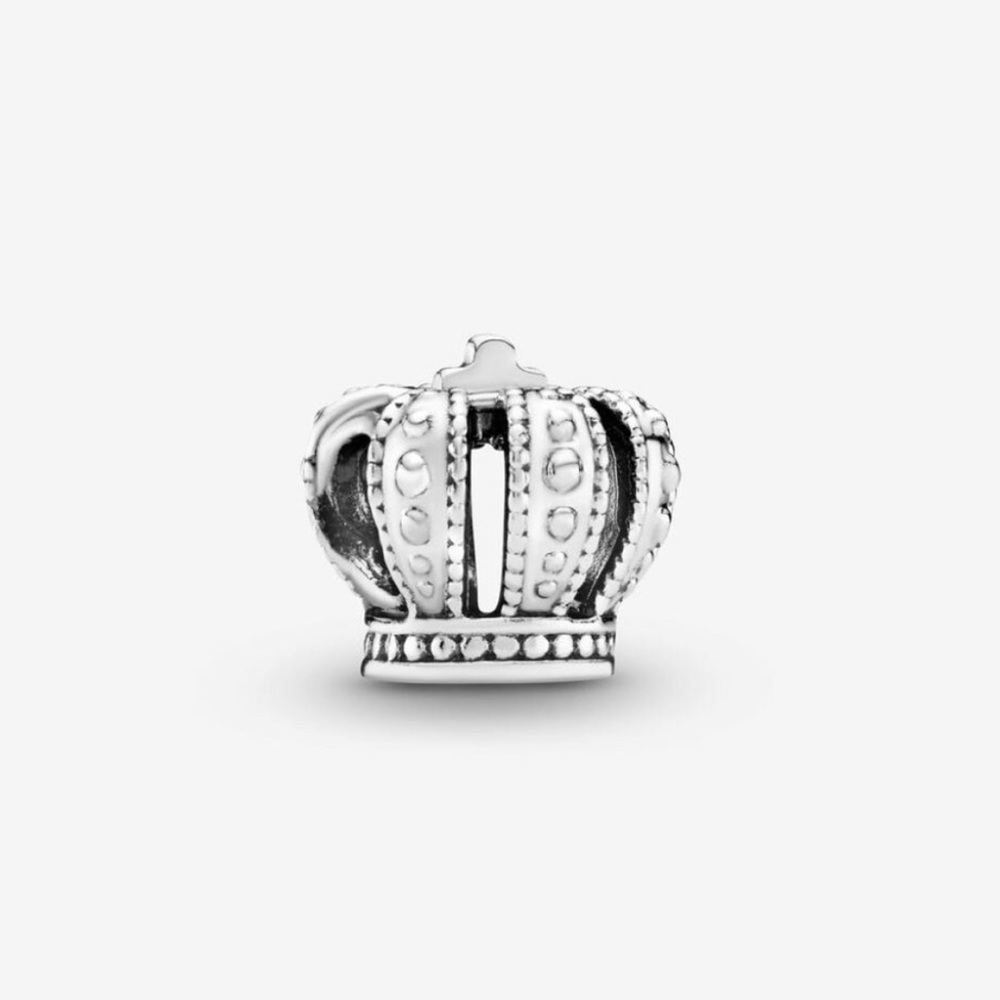 Authentic Pandora Regal Crown Charm - Gem
